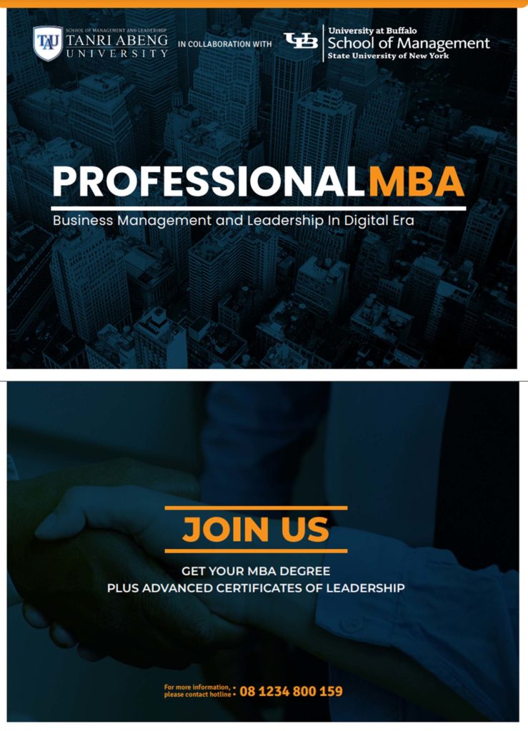 MBA E-Brochure – Tanri Abeng University