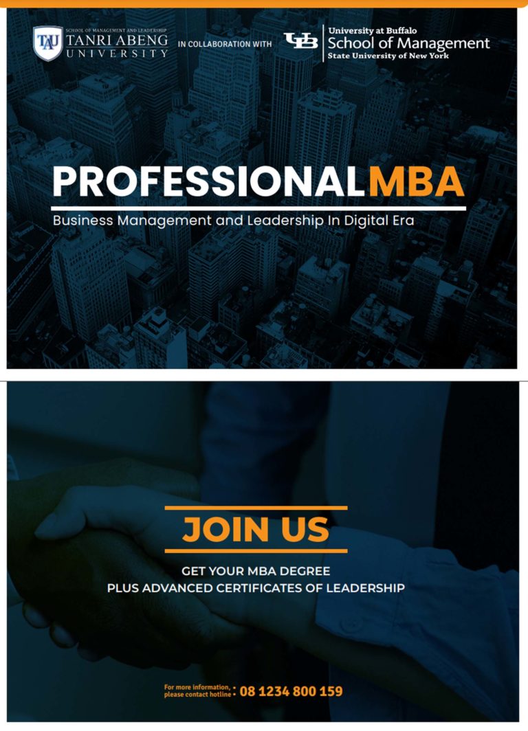 MBA E-Brochure – Tanri Abeng University